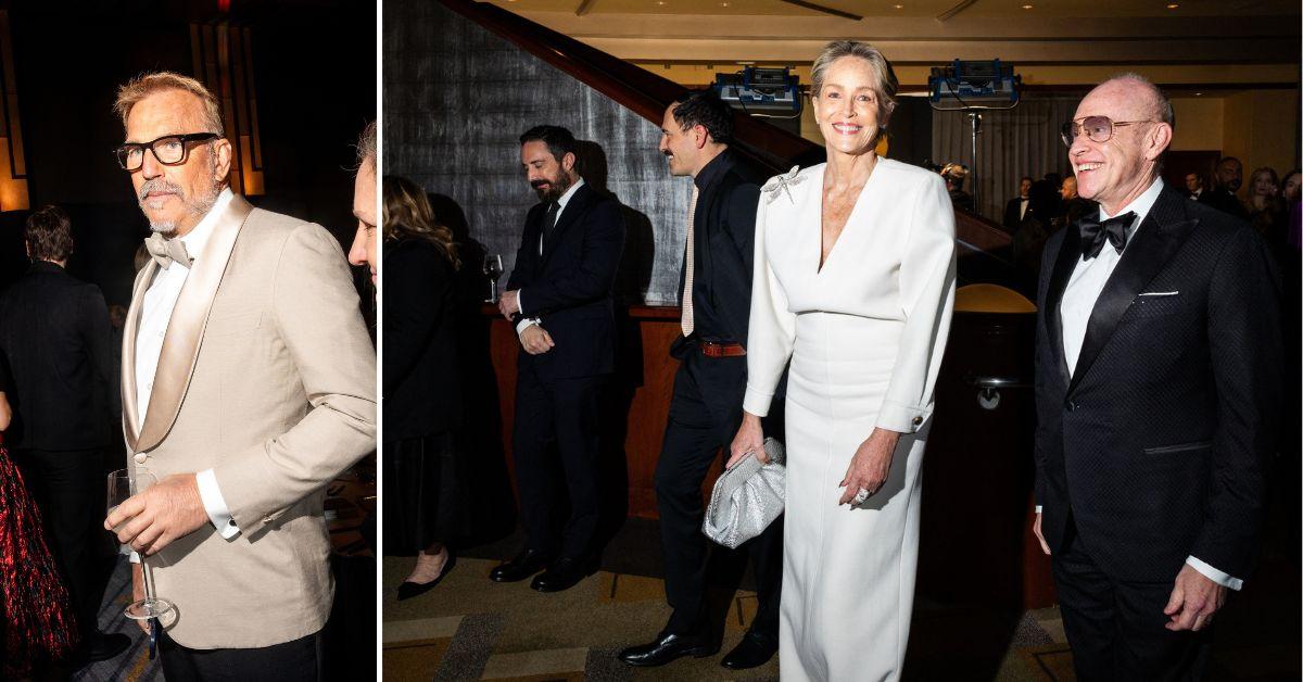Kevin Costner And Sharon Stone Set Tongues Wagging With Flirty Show At Bash