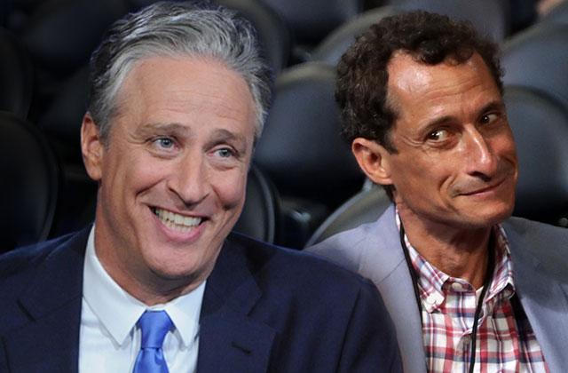 Daily Disgrace! Jon Stewart Secretly Helping Pervy Pal, Anthony Weiner