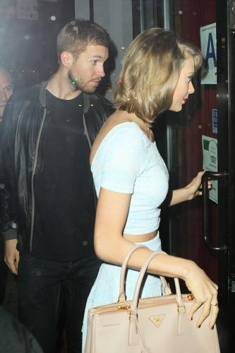 Back On Track! Taylor Swift & Calvin Harris Hand-In-Hand After Cheating ...