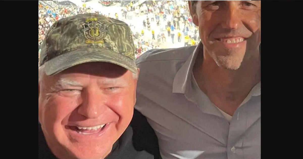 Tim Walz Criticized For Wearing Hat Bearing US Army Special Forces Crest