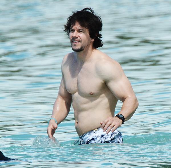 Hot Holiday! 10 Sizzling Photos Of Buff Mark Wahlberg Hitting The Beach