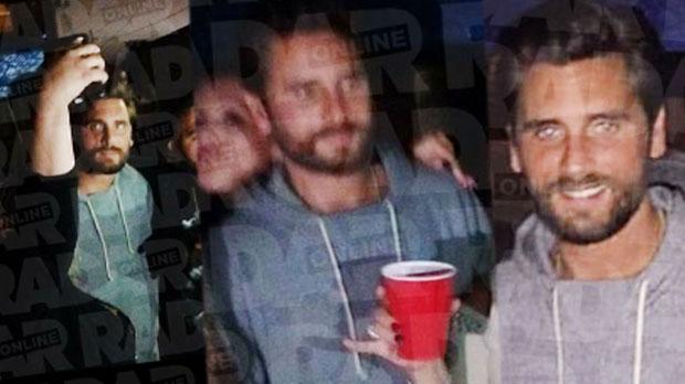 Back To His Old Tricks! Scott Disick Boozes At Party Bus Stop In Brooklyn