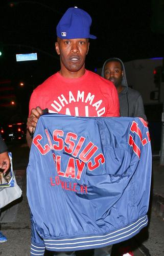 Jamie Foxx Honors Muhammad Ali In Cassius Clay Outfit