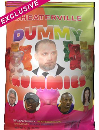 Cheaterville To Launch 'Dummy Gummies' Featuring Jesse James & Tiger Woods