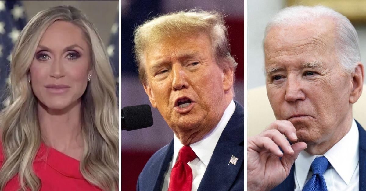 Lara Trump Imagines Fistfight Between Her Father-In-Law And Joe Biden Lara Trump Imagines Fistfight Between Her Father-In-Law And Joe Biden
