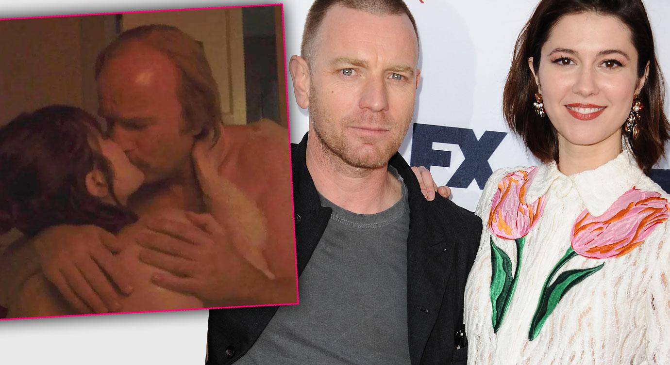 Married Ewan McGregor Caught Kissing Mary Elizabeth Winstead