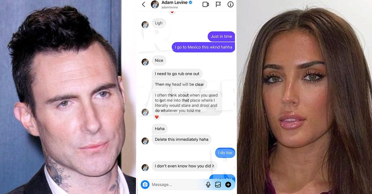 See The Damning Private Message Adam Levine Allegedly Sent To Instagram 