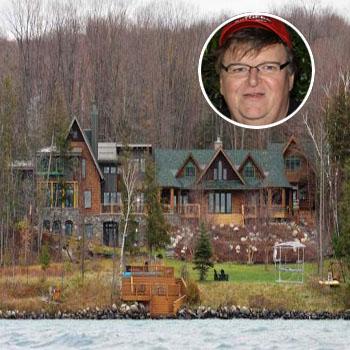 Michael Moore's Lavish Lakefront Michigan Mansion -- See The Photos