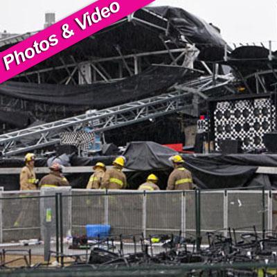 Stage Collapses During Cheap Trick Performance