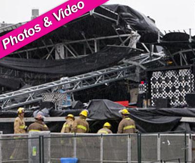 Stage Collapses During Cheap Trick Performance