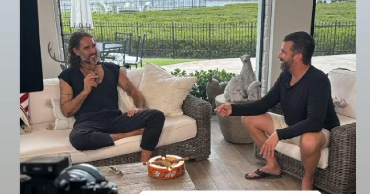 Russell Brand Trashed After Hanging With Donald Trump Jr.