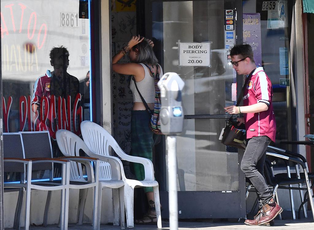 Paris Jackson & Macaulay Culkin Show Off Matching Spoon Tattoos