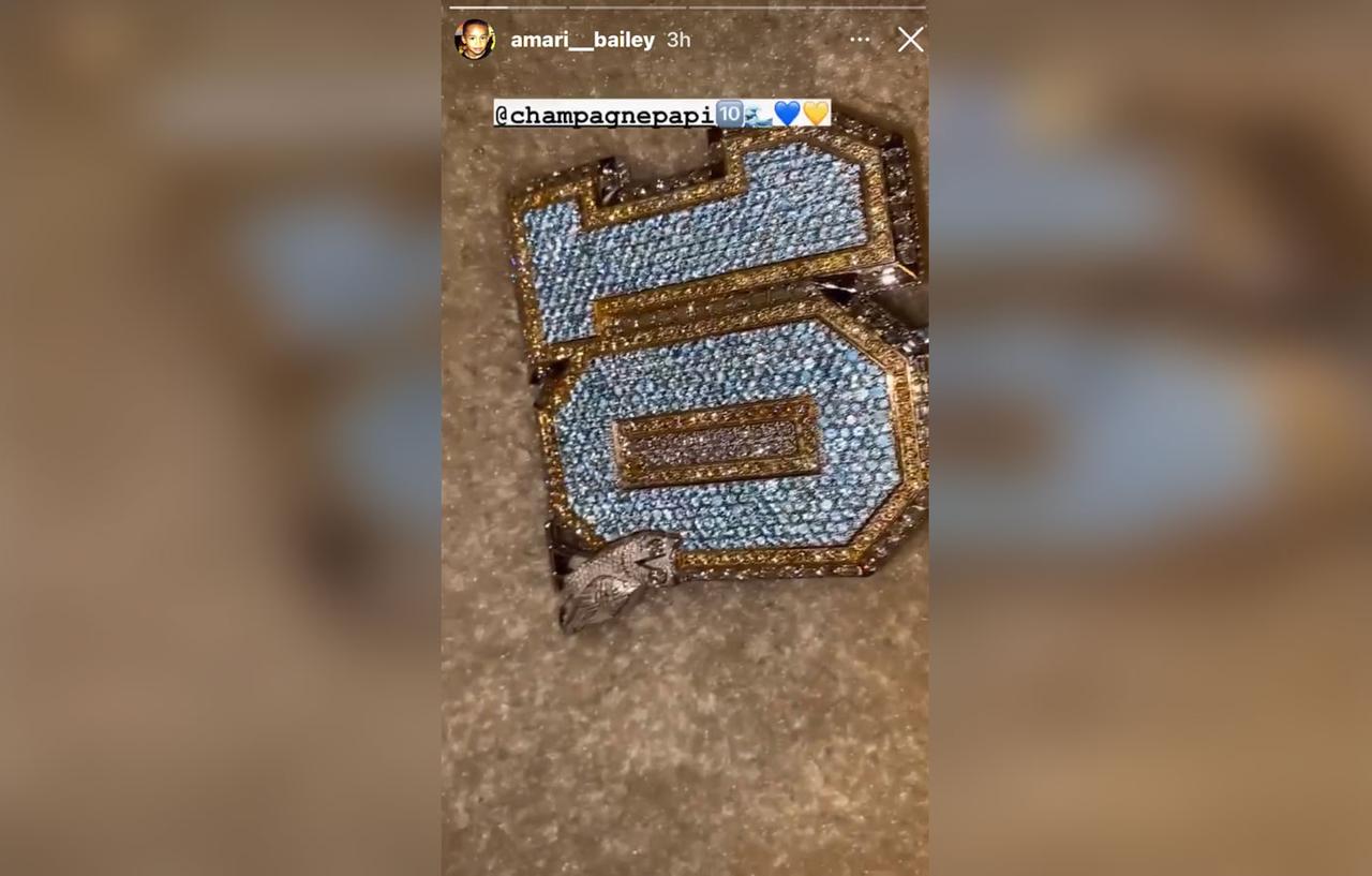 Drake's Buys Girlfriend Johanna Leia's Son Amari Bailey A Sick Diamond ...