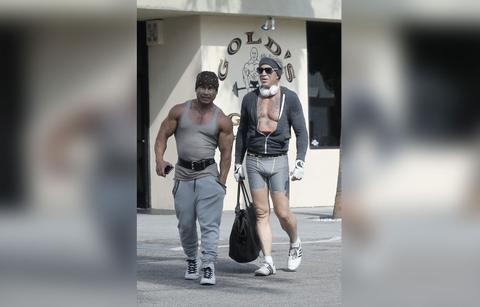 Mickey Rourke Flashes Bulge In Skin-Tight Grey Boxers – At 64