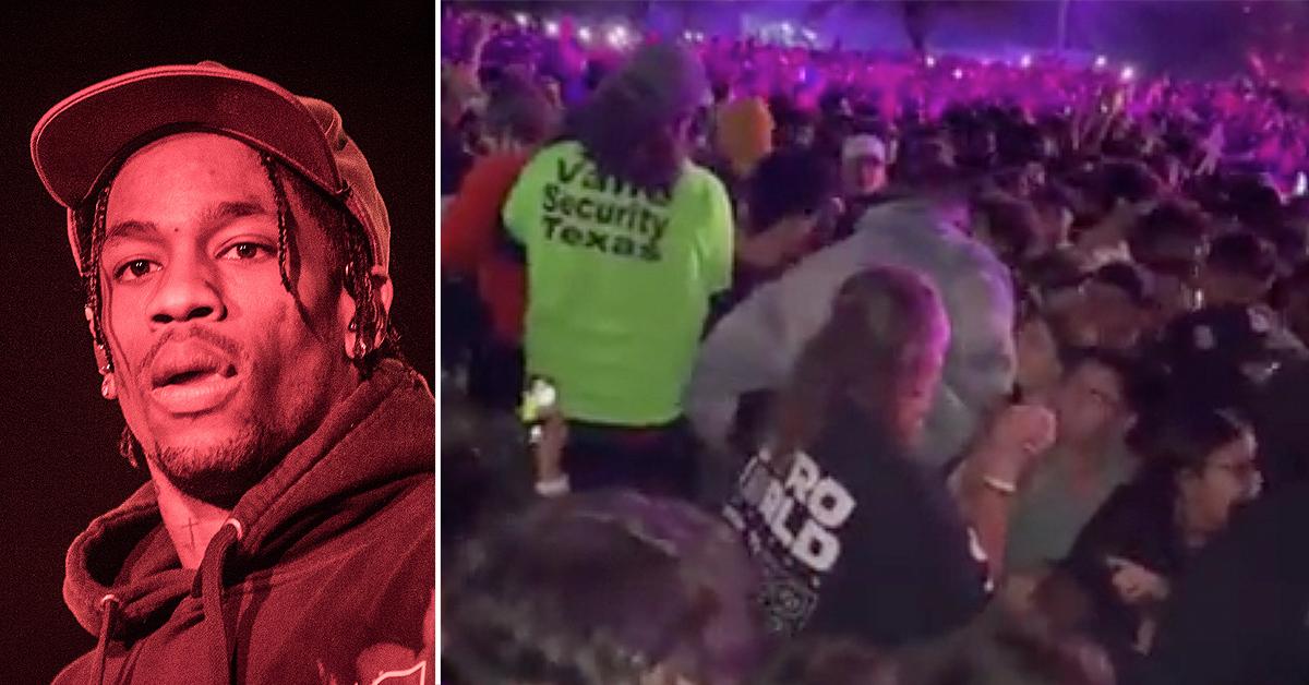 Chilling Video! Panicked Travis Scott Concertgoers Seen Rushing To Exit ...