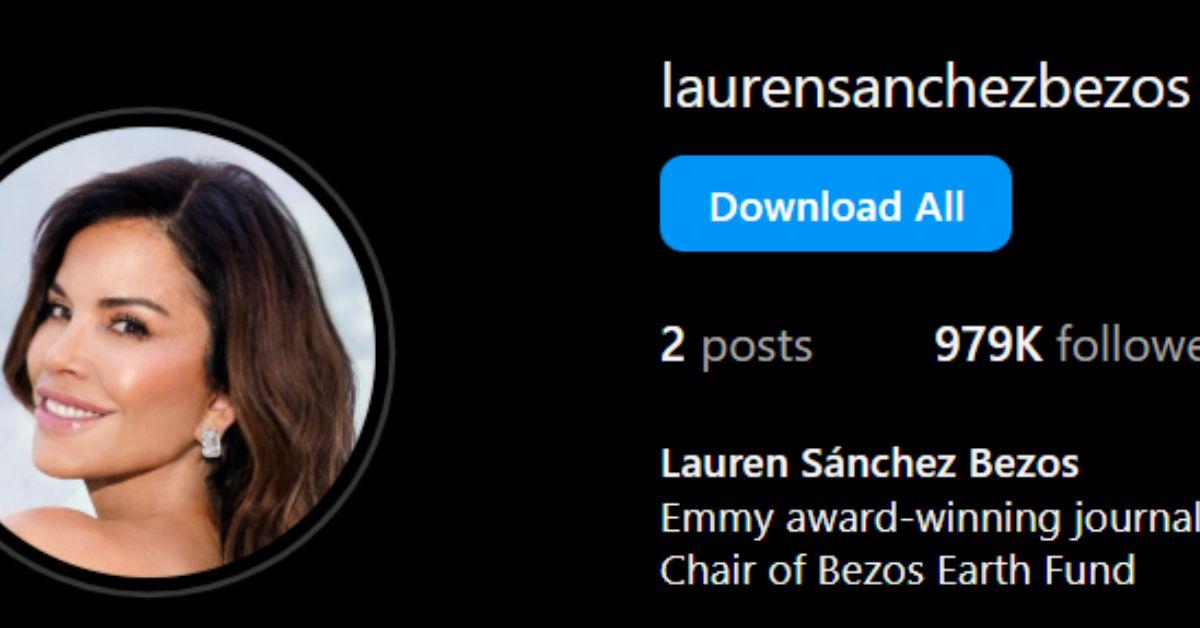 Newlywed Lauren Sanchez Adds New Last Name 'Bezos' To Social Profile