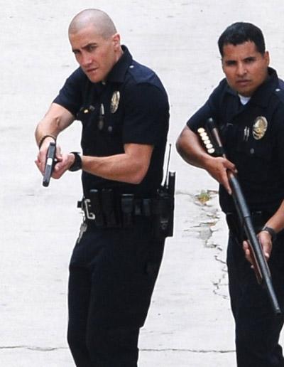 PHOTO: Jake Gyllenhaal Is A Badass Bald Cop In New Movie
