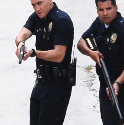 PHOTO: Jake Gyllenhaal Is A Badass Bald Cop In New Movie