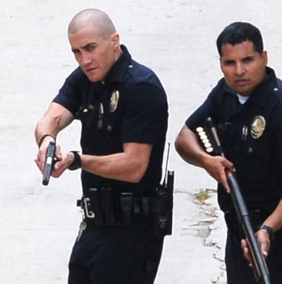 PHOTO: Jake Gyllenhaal Is A Badass Bald Cop In New Movie