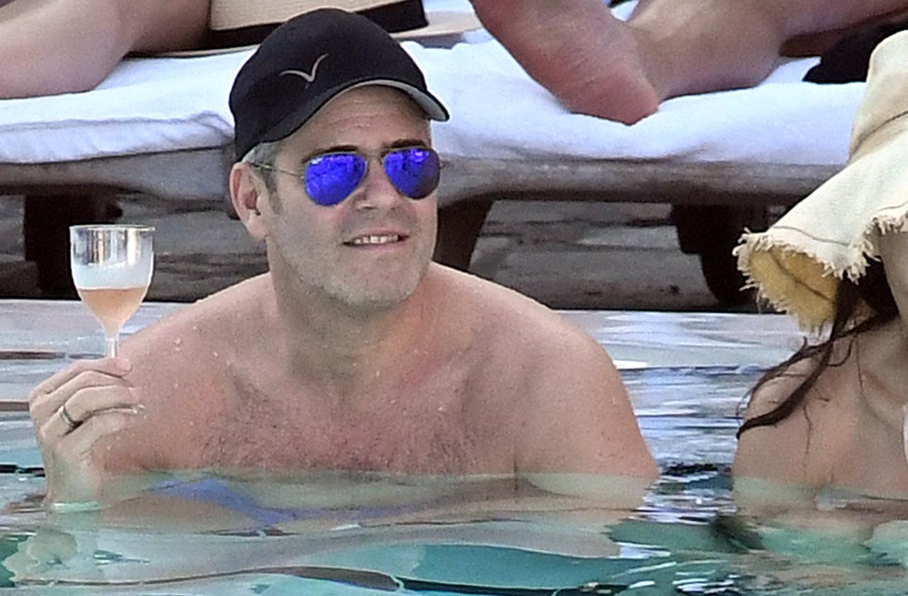 Shirtless Andy Cohen Shows Off His Dad Bod Before Welcoming Baby