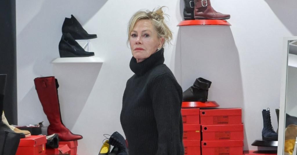 Melanie Griffith Displays Bruised Face and Hand After Skin Cancer Battle