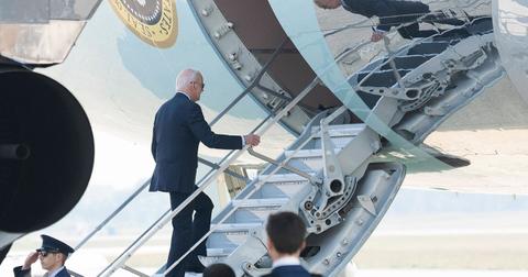 Biden, 80, Trips AGAIN Boarding Air Force One: 'Get This Man an Elevator!'