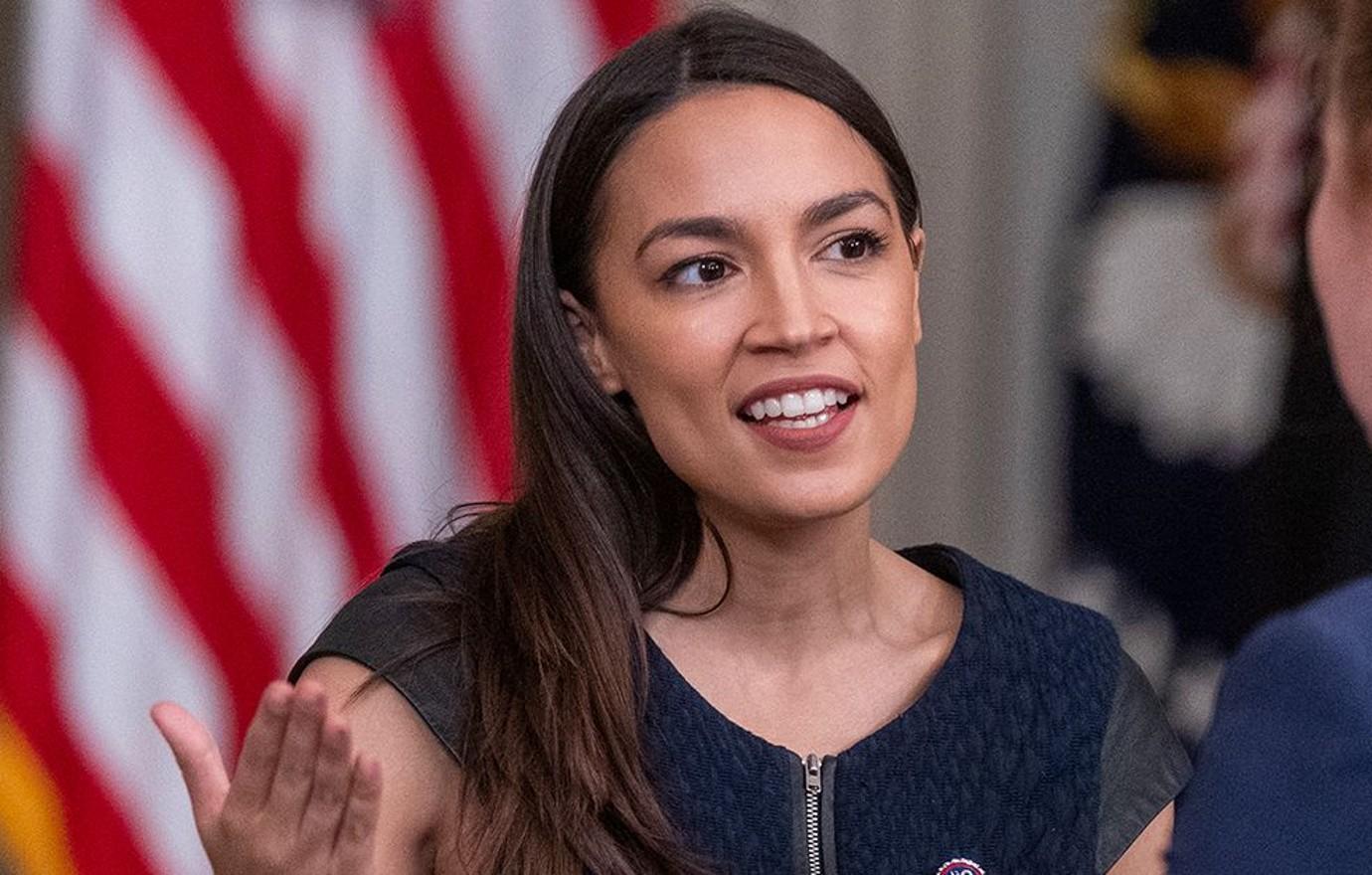 AOC Brushes Off Shoulders During Town Hall Protests