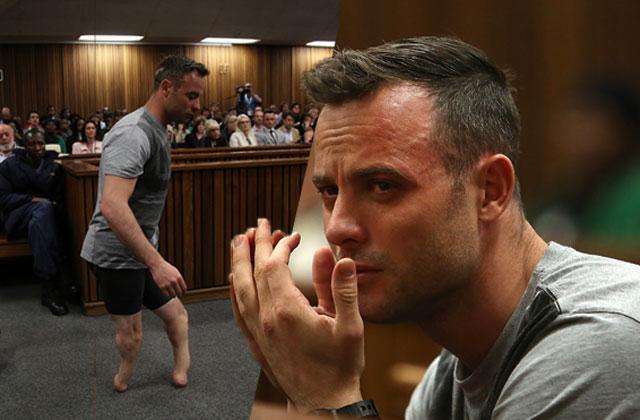 Convicted Killer Oscar Pistorius Walks Without Prosthetic Legs In Court Convicted Killer Oscar Pistorius Walks Without Prosthetic Legs In Court