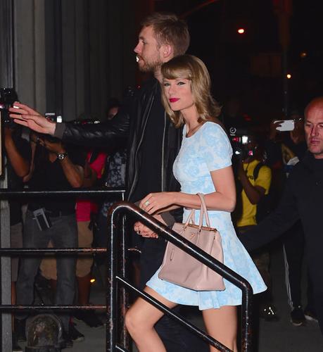 Back On Track! Taylor Swift & Calvin Harris Hand-In-Hand After Cheating ...