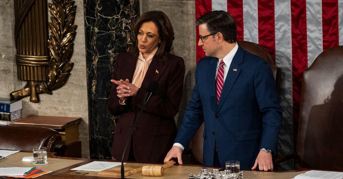 Kamala Harris' Emotions Show As She Declares Trump The 2024 Winner