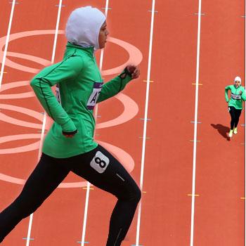 First Female Saudi Track And Field Runner Loses Race But Makes History