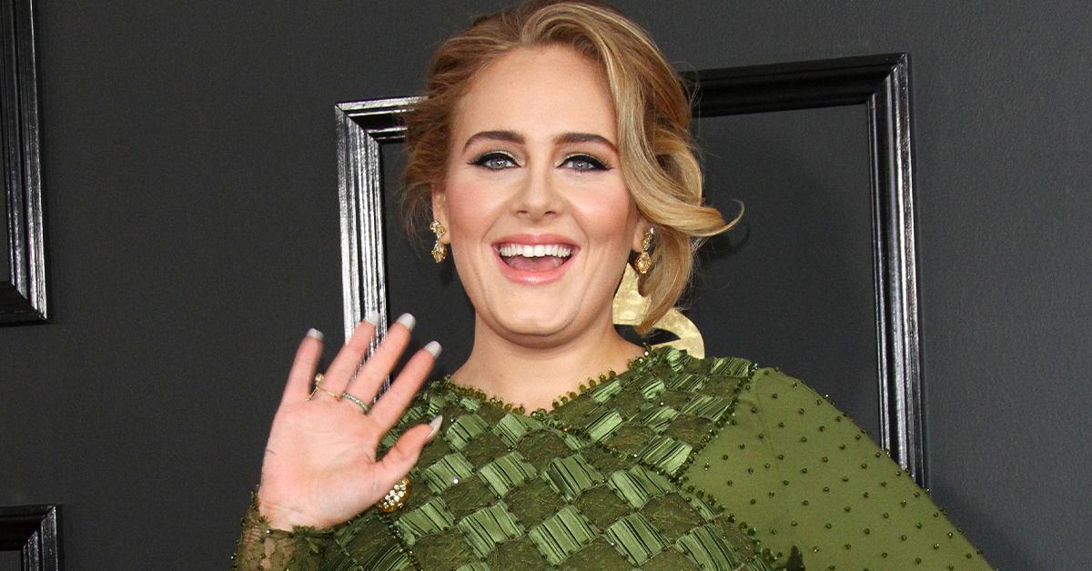 Adele Spotted Wearing Bling On Ring Finger