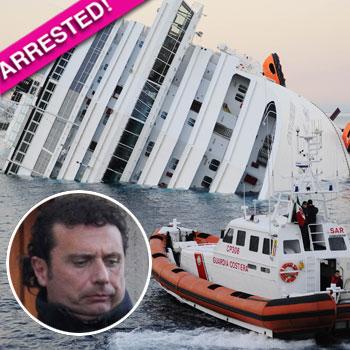 Costa Concordia Captain Arrested, Abandoned Sinking Cruise Ship!