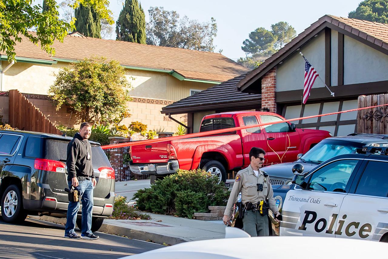 FBI Arrive At California Shooter Ian Long’s Home