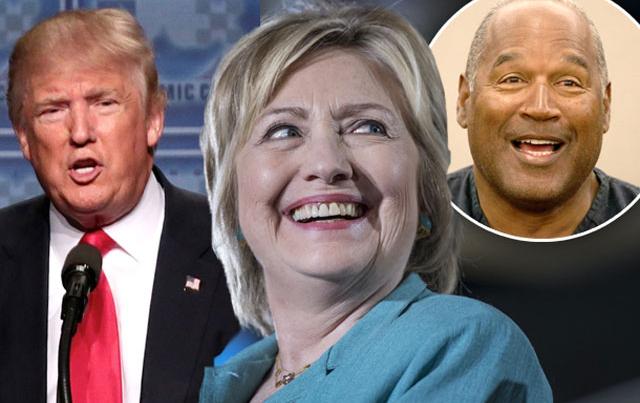 He's With Her! Why O.J. Simpson's Desperate For Hillary Clinton To Be ...