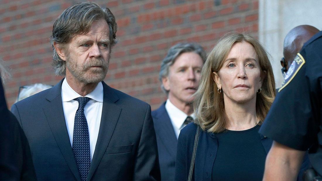 Felicity Huffman On The Verge Of Tears Exiting Court After Sentence