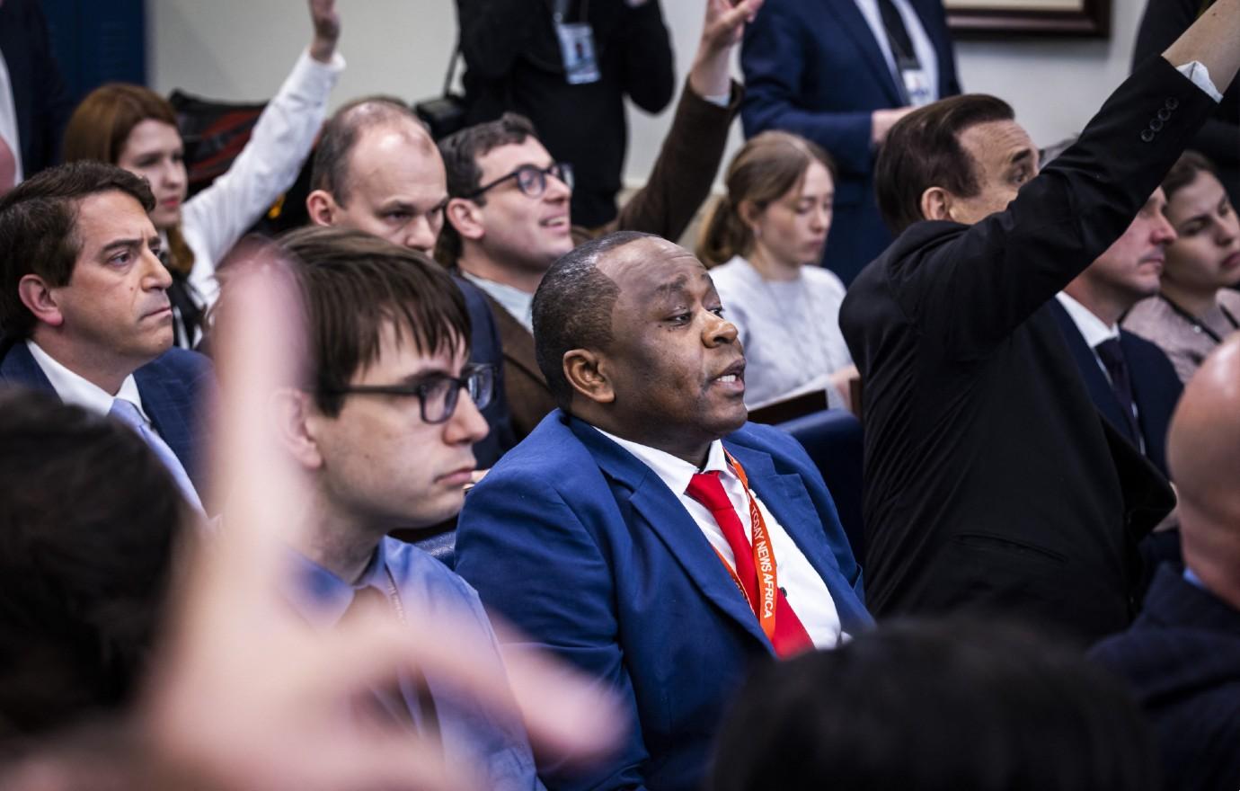 White House Issues Stern Warning to Reporter Simon Ateba