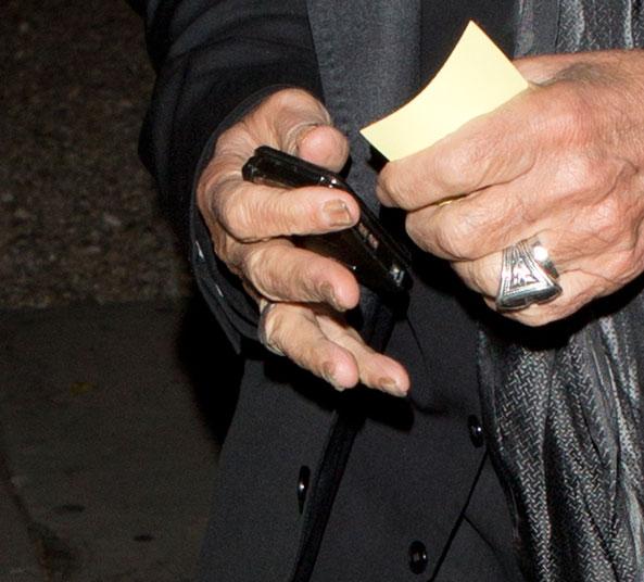 Al Pacino Shows Off Unruly Finger Nails