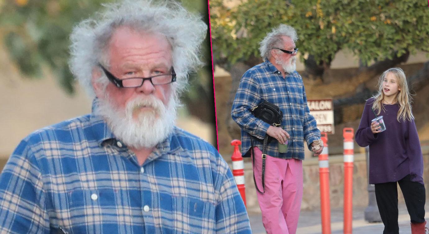 Nick Nolte Looks Like Santa Claus With Daughter