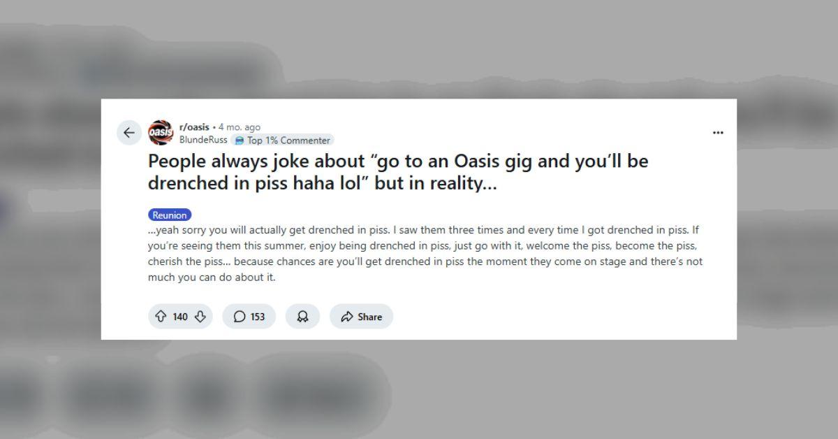 Oasis Reunion Shows Faced U.S. Booze Ban After Tragic Death