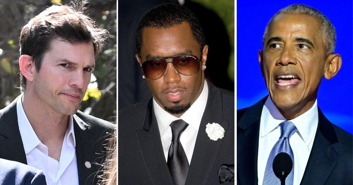 Ashton Kutcher, Barack Obama Caught up in Diddy Scandal