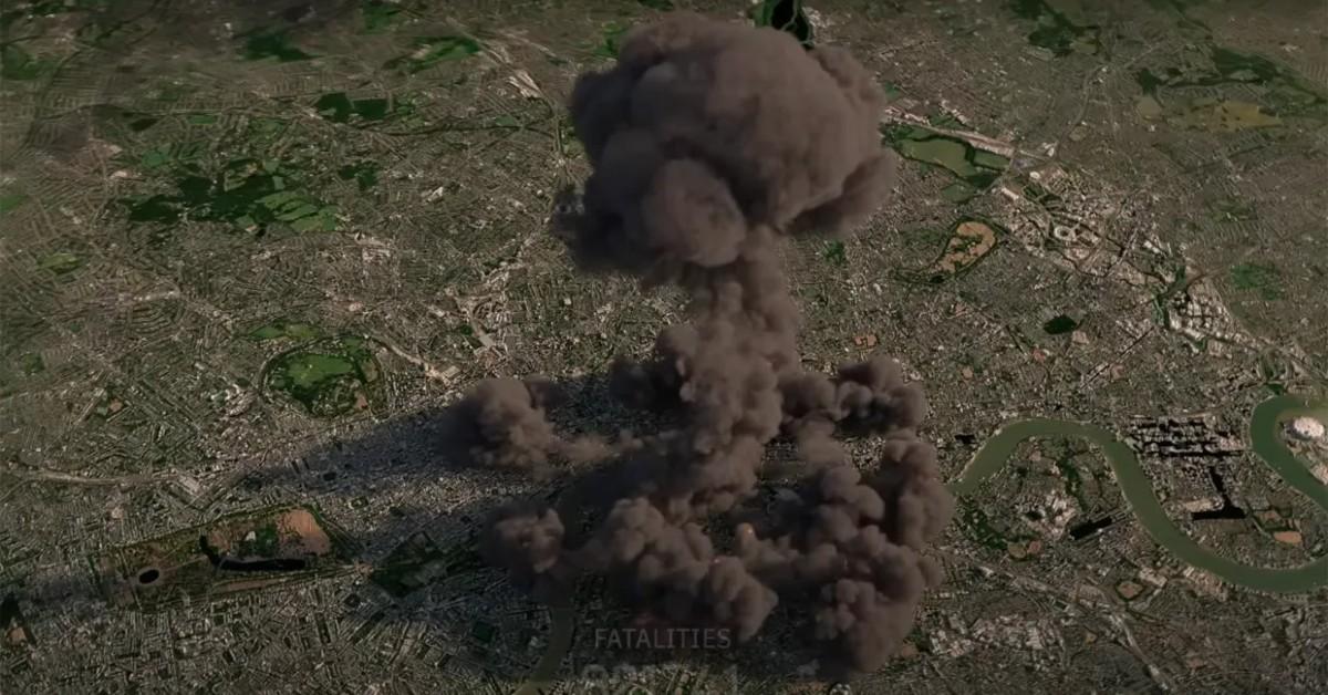 Putin Fuels WWIII Fears As State TV Airs Simulation of Nuclear Blast