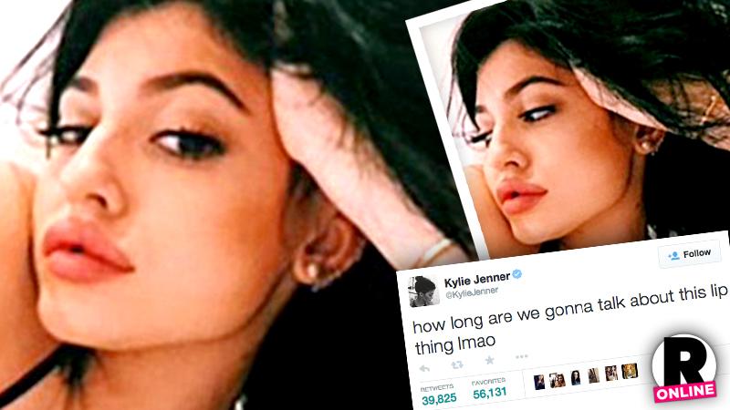 Omg Kylie Jenner Flaunts Biggest Lips Yet In New Instagram Post