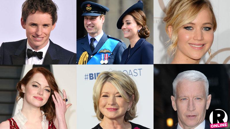 From Pokémon To The Real Housewives: Jennifer Lawrence, Eddie Redmayne ...