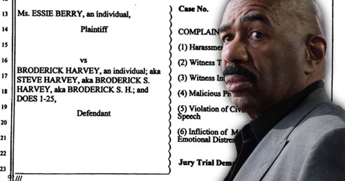 Steve Harvey Accused Of Stalking, Harassment In Shocking New $5M Lawsuit