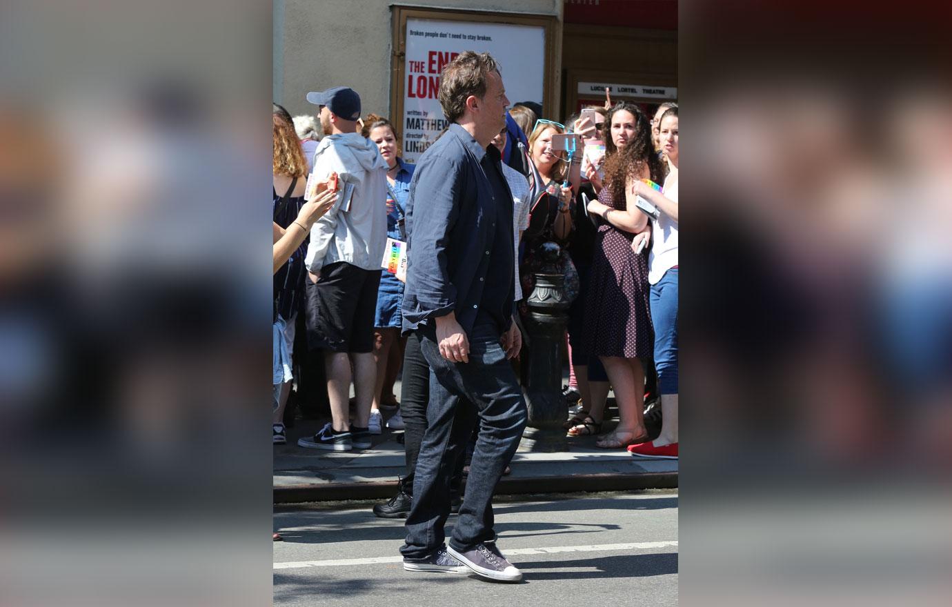 Matthew Perry Looks Disheveled Leaves Play In NY