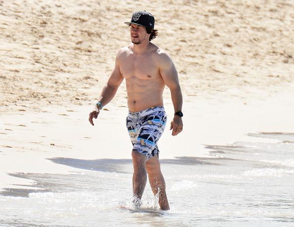 Hot Holiday! 10 Sizzling Photos Of Buff Mark Wahlberg Hitting The Beach