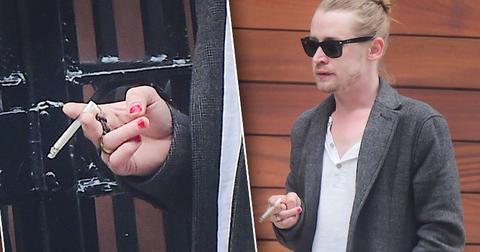 Reclusive Macaulay Culkin Seen Smoking & Wearing Red Nail Polish After ...