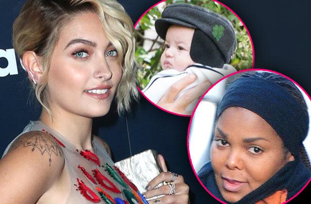 Paris Jackson Helps Janet Jackson With Baby Son Eissa