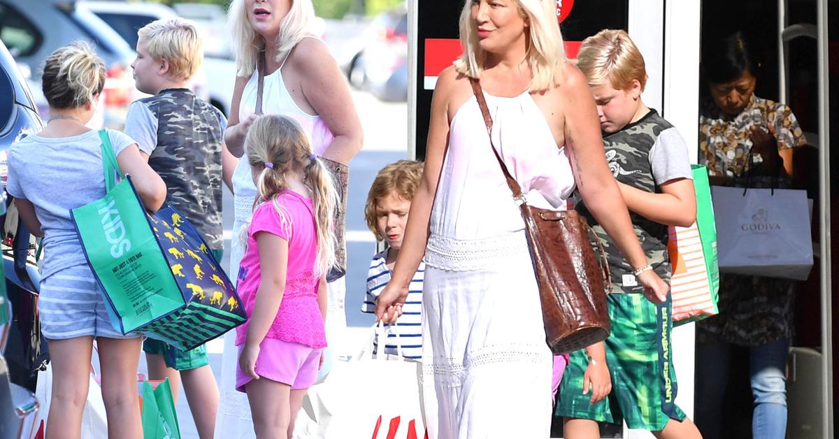 Tori Spelling Shops Till She Drops At Target Despite Money Problems